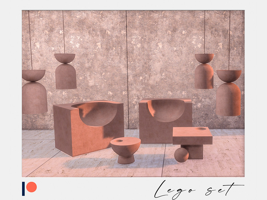 Lego living room set by Winner9 at TSR » Sims 4 Updates
