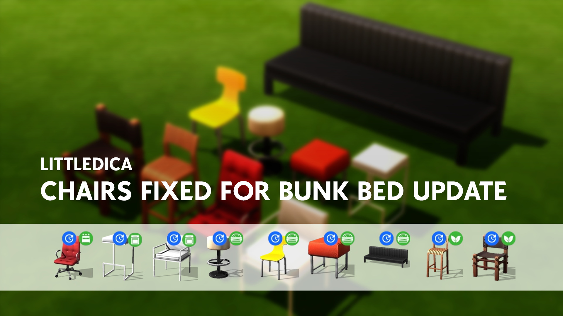 FIXED Chairs and Stools for Bunk Bed Update by littledica at Mod The ...