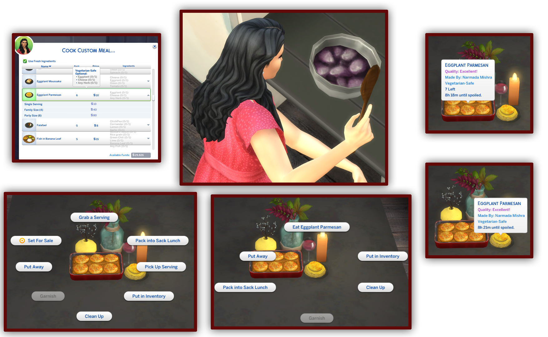 EGGPLANT PARMESAN at Icemunmun » Sims 4 Updates