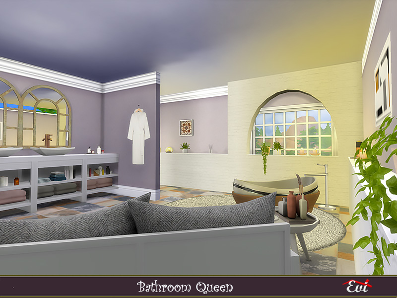 Bathroom Queen by evi at TSR » Sims 4 Updates