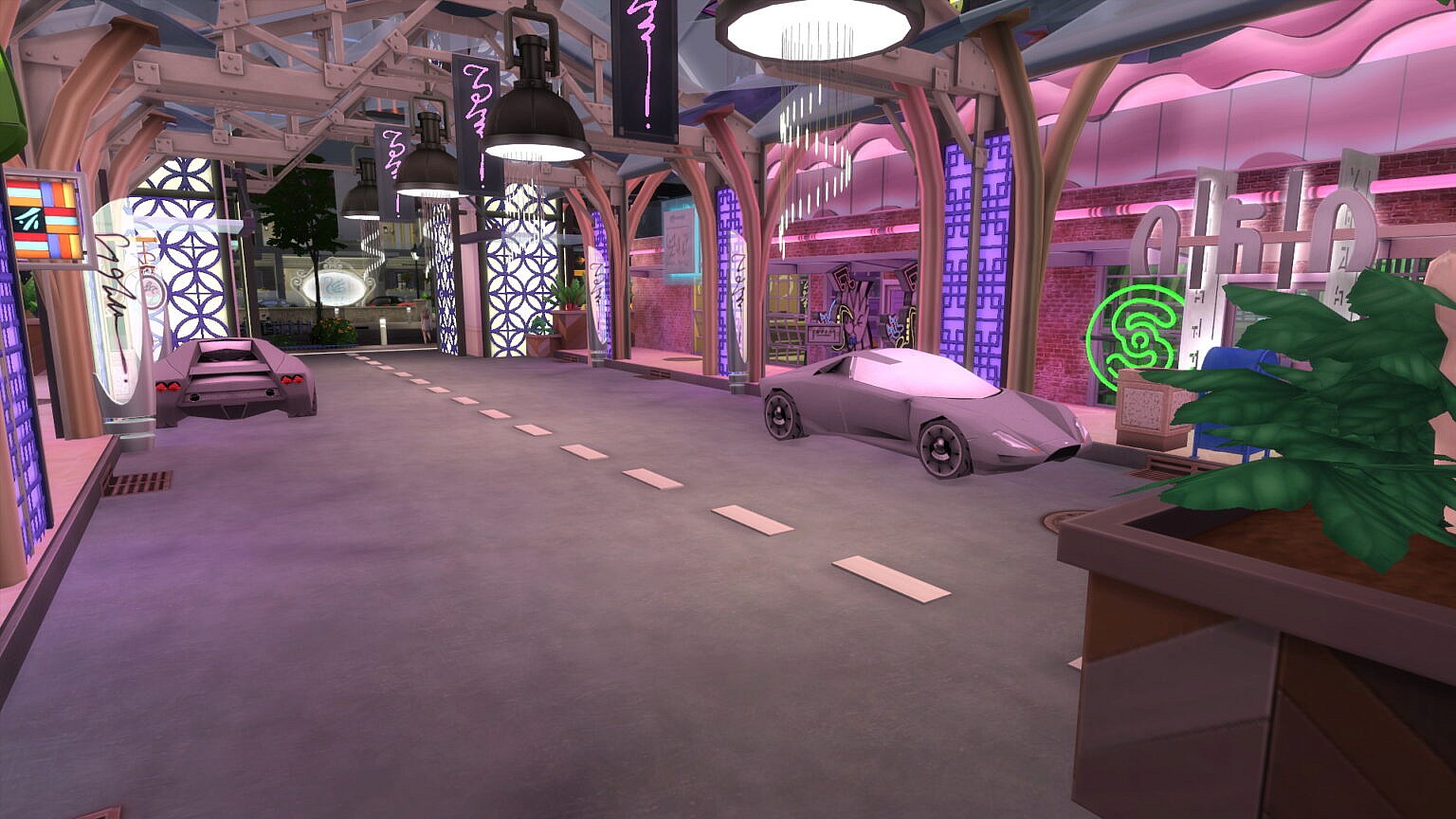 Cyberpunk Inspired build by bradybrad7 at Mod The Sims 4 » Sims 4 Updates