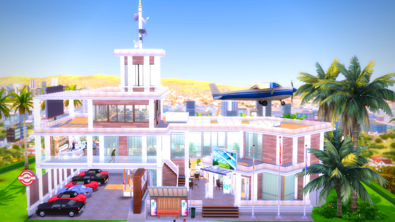 Plumbob Airport by bradybrad7 at Mod The Sims 4 » Sims 4 Updates