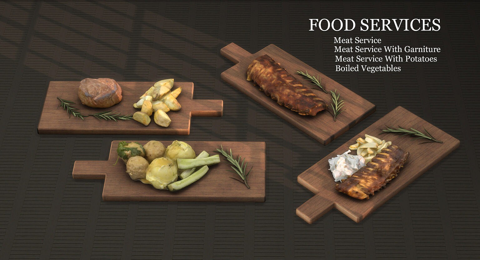 Food services (P) at Leo Sims » Sims 4 Updates