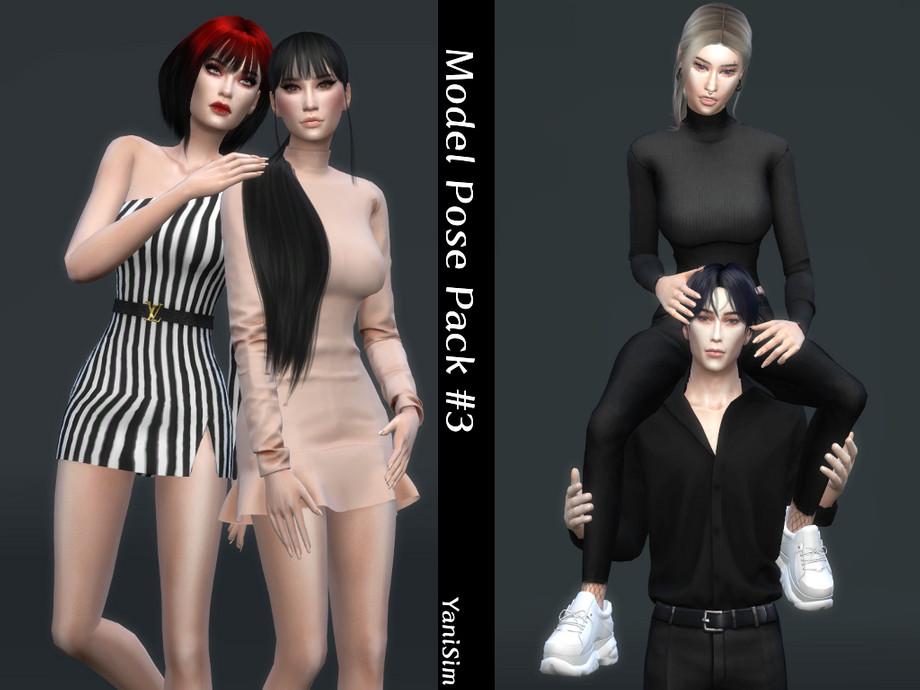 Model Pose Pack #3 by YaniSim at TSR » Sims 4 Updates