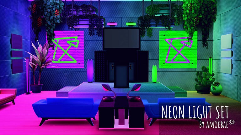 Sims 4 neon downloads » Sims 4 Updates