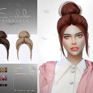 Sporty Twin Tails at SimLaughLove » Sims 4 Updates