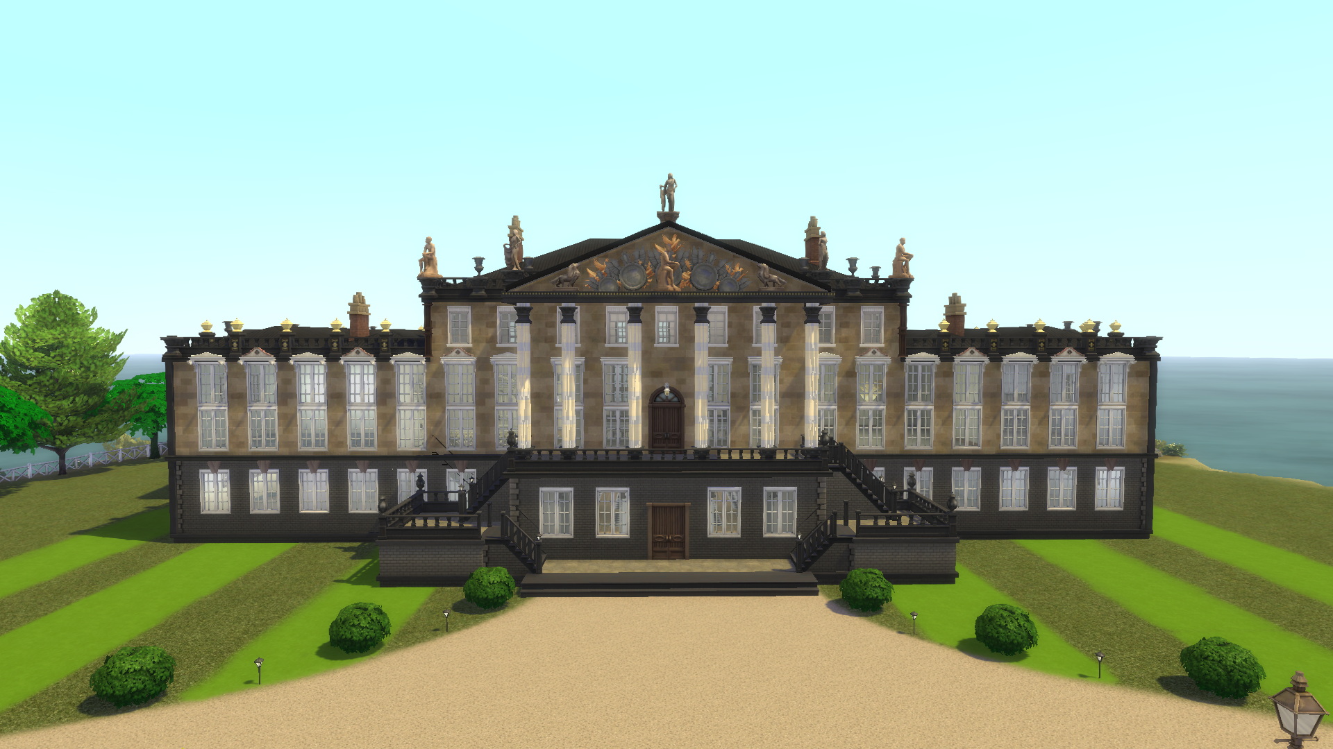 Hound's Head Manor (Unfurnished, no CC) by PinkCherub at Mod The Sims 4 ...