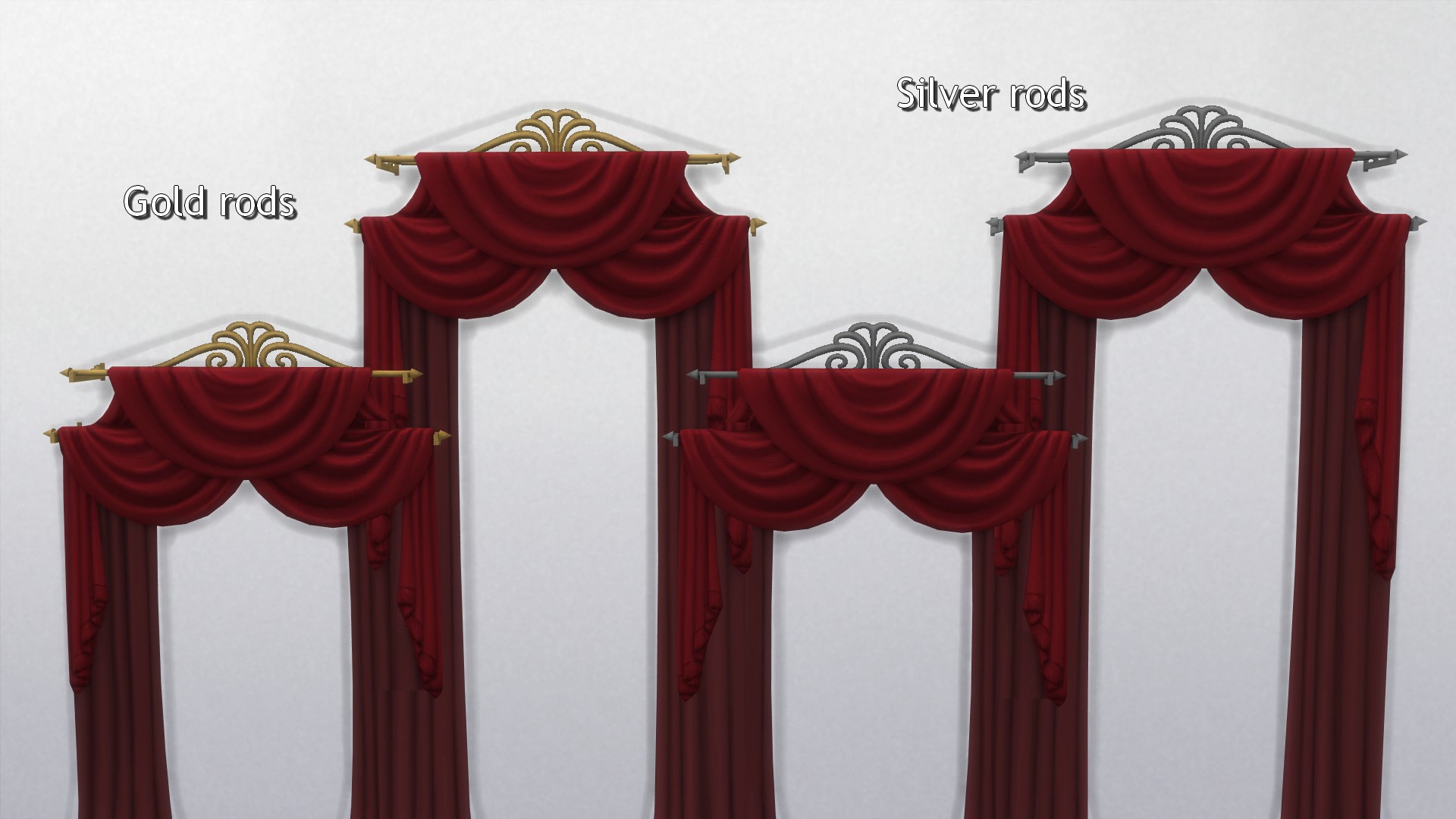 Velvet Seclusion Curtains from TS3 by TheJim07 at Mod The Sims 4 » Sims ...