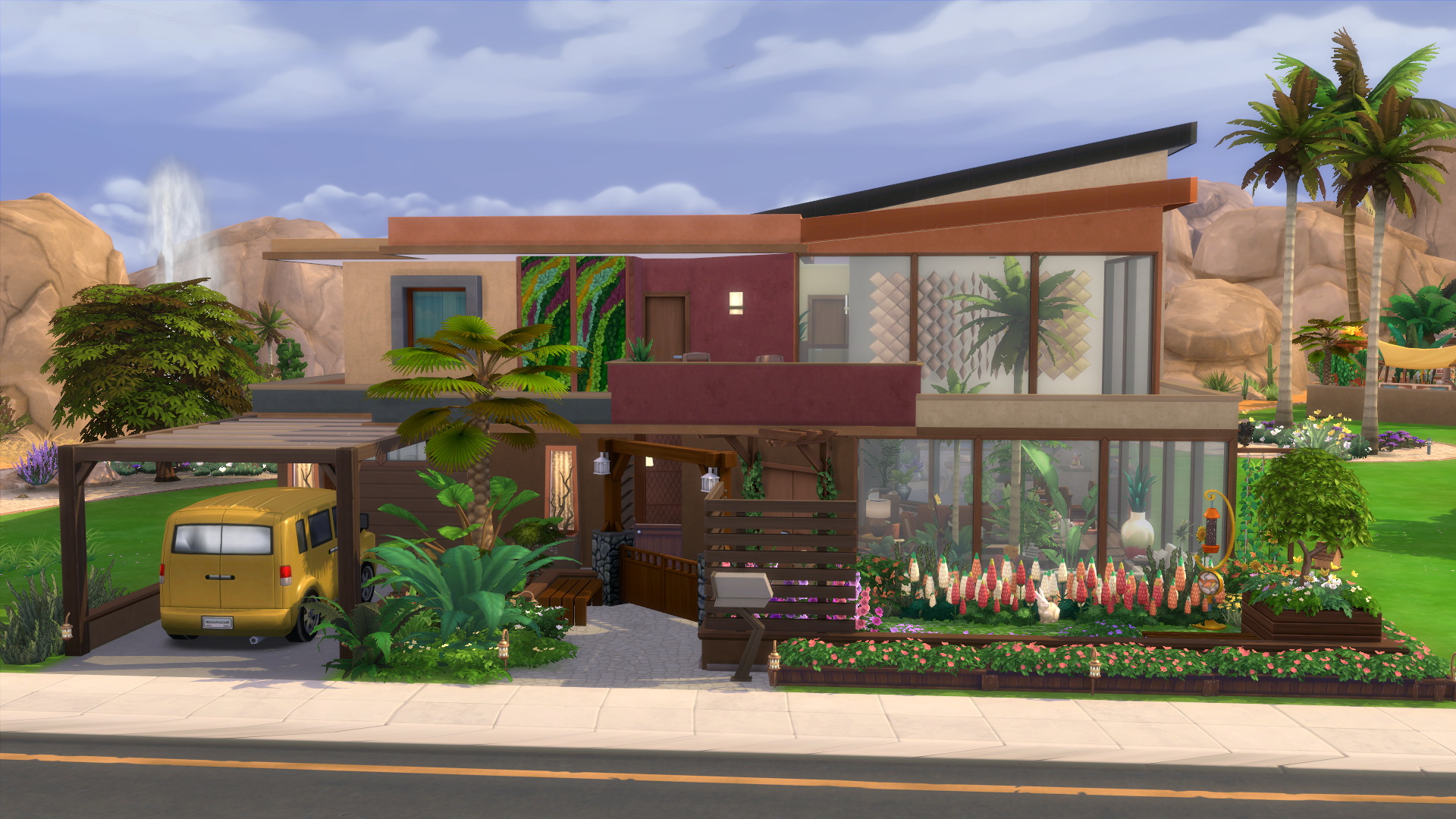 Atrium Living Luxury Modern by Brand at Mod The Sims 4 » Sims 4 Updates