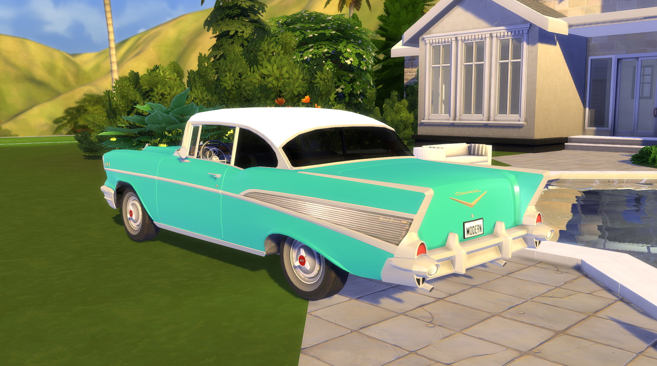 1957 Chevrolet Bel Air at Modern Crafter CC » Sims 4 Updates