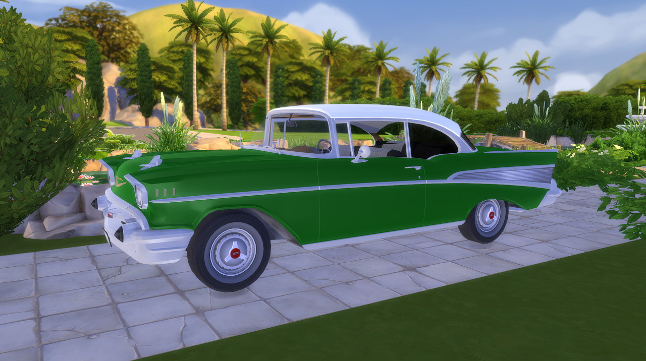 1957 Chevrolet Bel Air at Modern Crafter CC » Sims 4 Updates