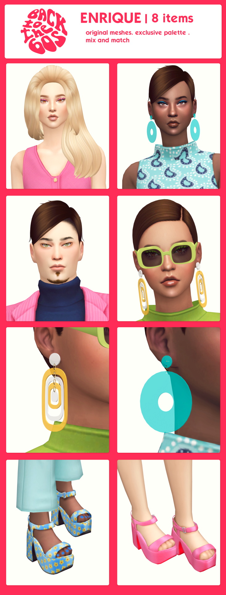Back To The 60s - Enrique X Serenity » Sims 4 Updates