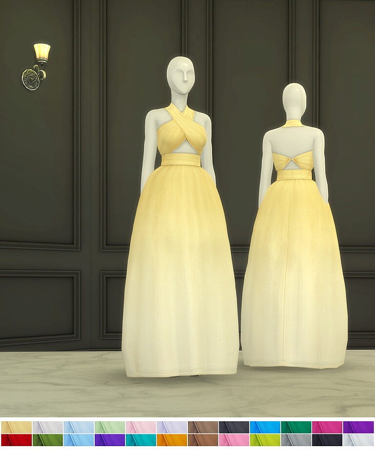WEDDING DRESS CYNTHIA 2 at BEO Creations » Sims 4 Updates