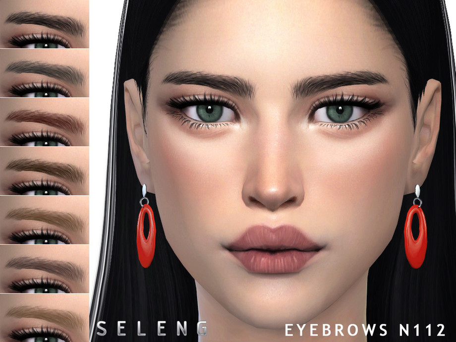 Eyebrows N112 by Seleng at TSR » Sims 4 Updates
