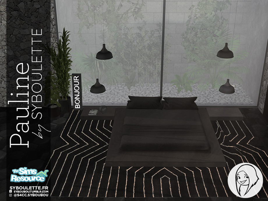 Pauline bedroom set by Syboubou at TSR » Sims 4 Updates