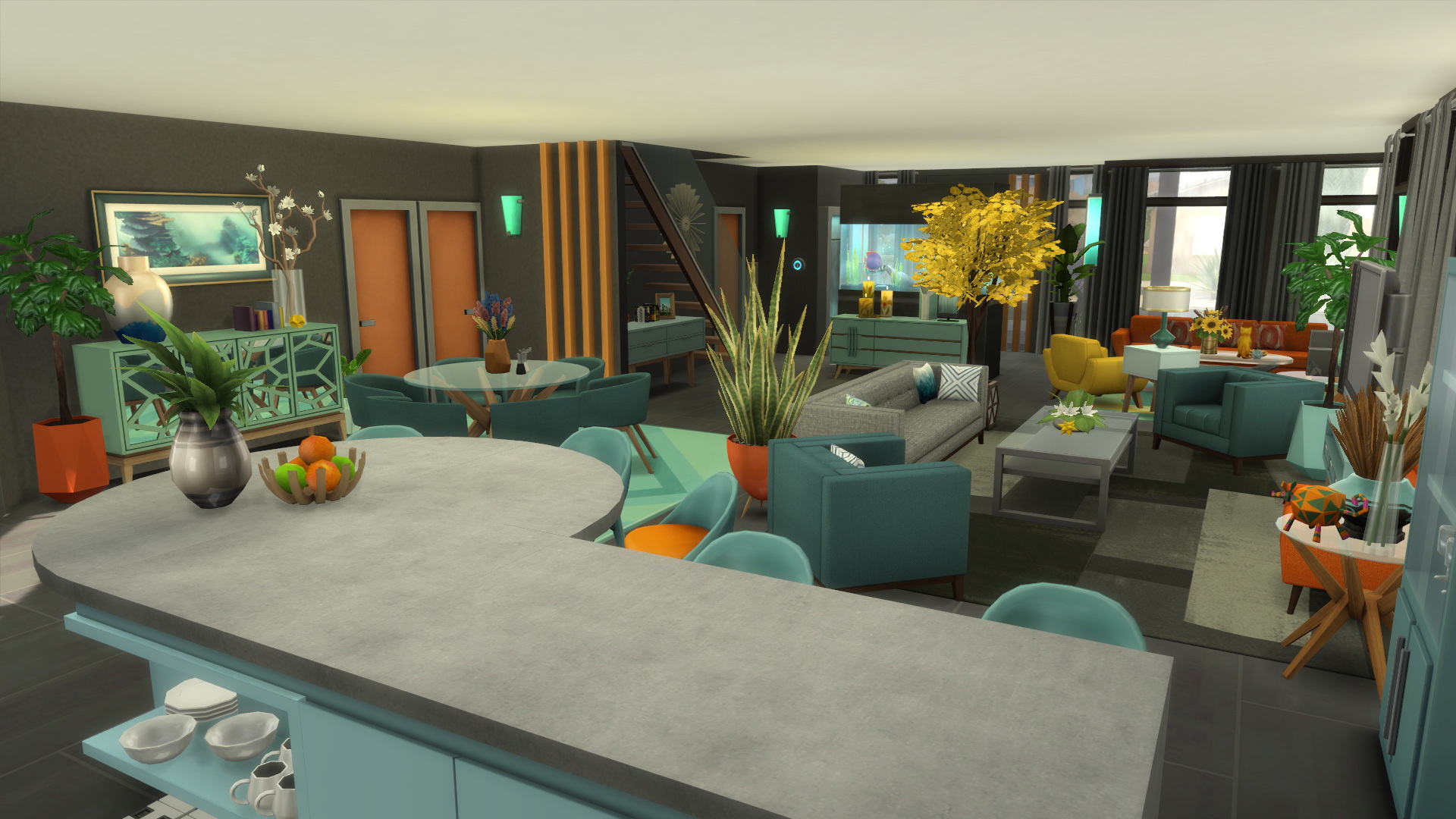 Desert Cascade Luxury Modern by Brand at Mod The Sims 4 » Sims 4 Updates