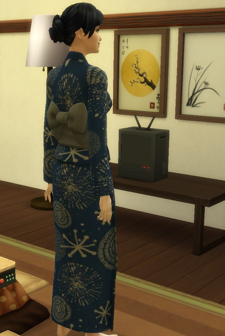 Snowy Escapes Yukata Recolor by Amarise at Mod The Sims 4 » Sims 4 Updates