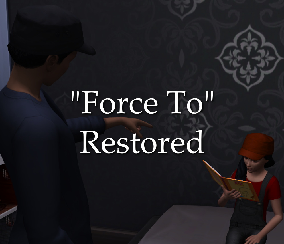 Force to Restored by lazarusinashes at Mod The Sims 4 » Sims 4 Updates