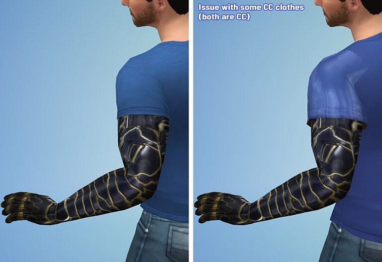 Bucky Barnes metal arm tattoo by winter-soldier at Mod The Sims 4 ...