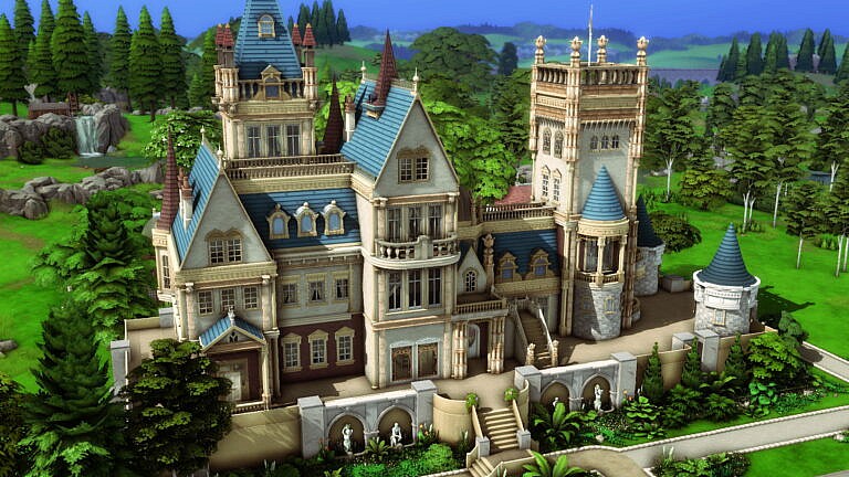 Renaissance Castle by plumbobkingdom at Mod The Sims 4 » Sims 4 Updates
