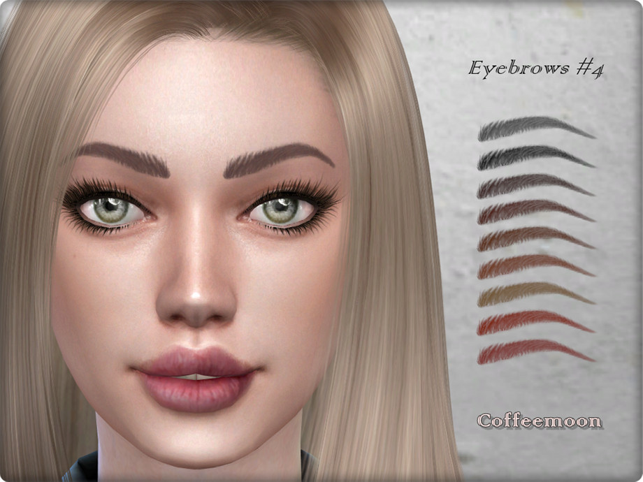 Eyebrows #4 by Coffeemoon at TSR » Sims 4 Updates