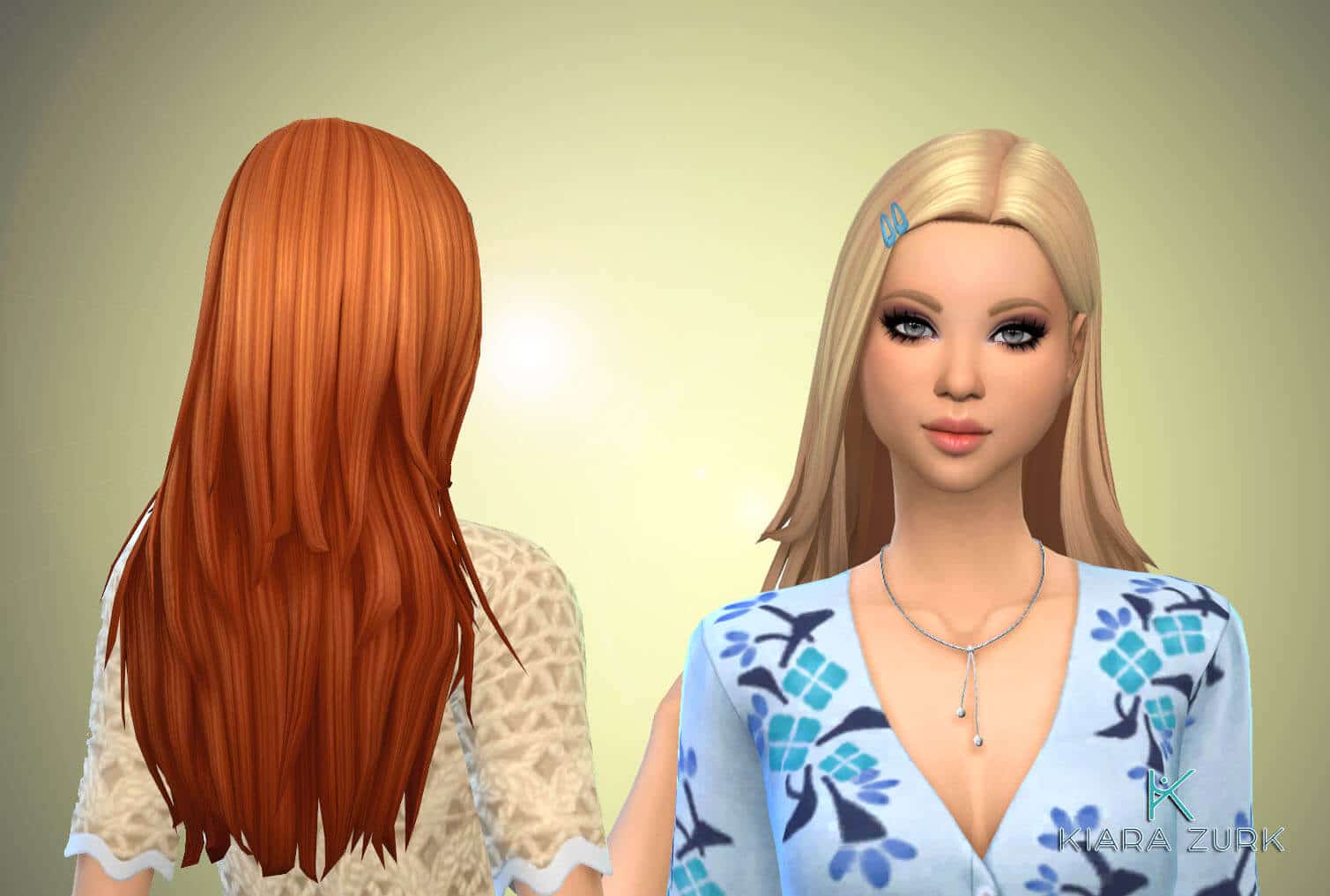 Monica Hairstyle + Clips at My Stuff Origin » Sims 4 Updates