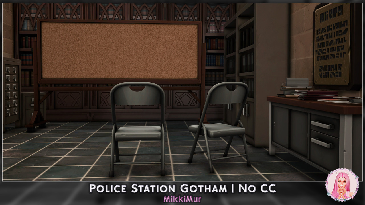 Police Station Gotham at MikkiMur » Sims 4 Updates