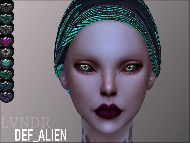 DEF ALIEN eyes by LVNDRCC at TSR » Sims 4 Updates