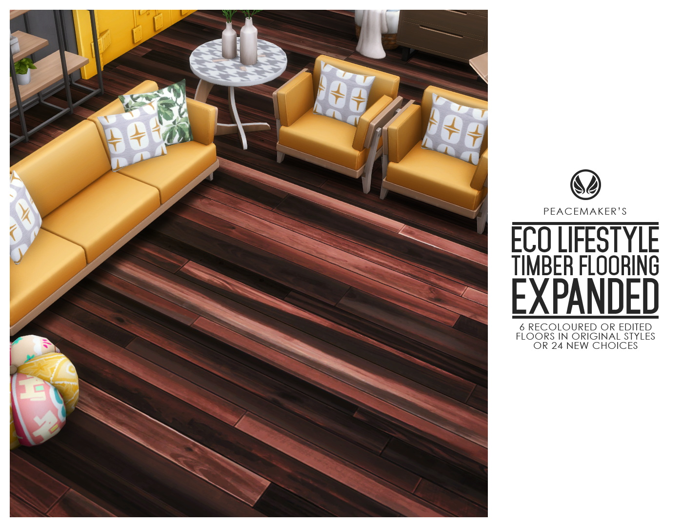 Eco Lifestyle Timber Flooring Expanded at Simsational Designs » Sims 4 ...