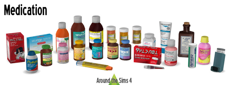 Health Medication Clutter at Around the Sims 4 » Sims 4 Updates