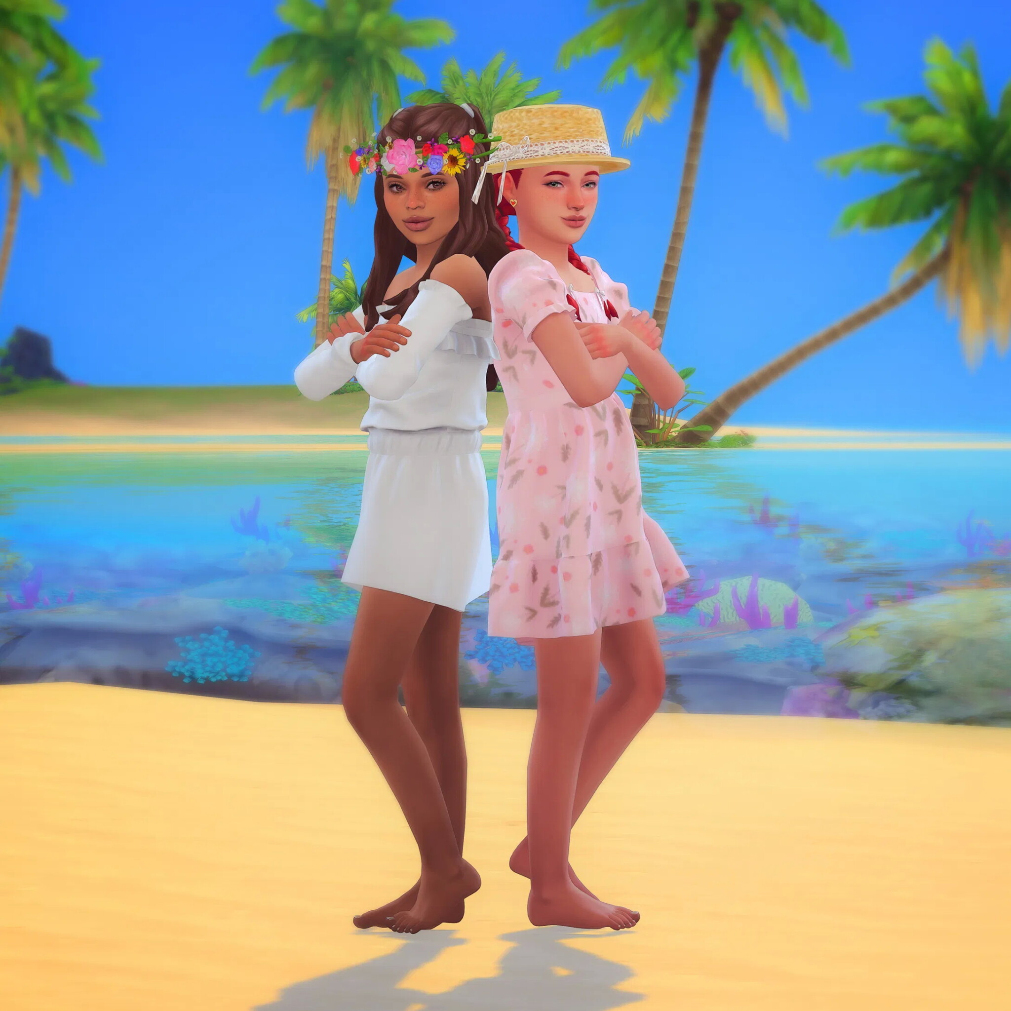 Best Friends Forever Pose Pack at Katverse » Sims 4 Updates