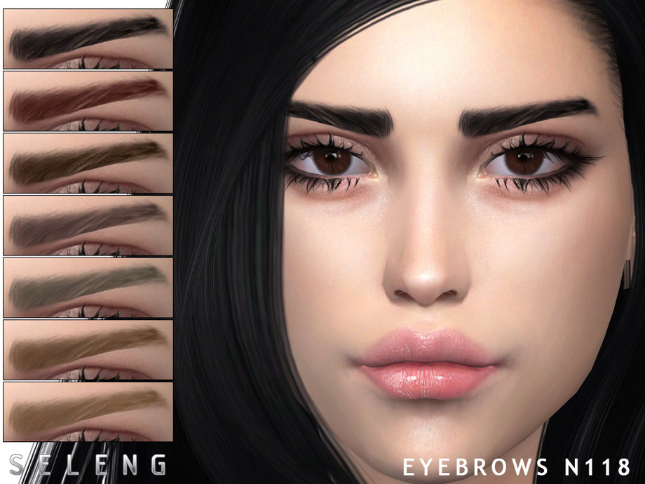 Eyebrows N118 by Seleng at TSR » Sims 4 Updates