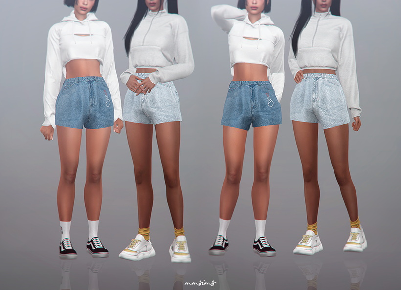 AF Dope Lovers Shorts at MMSIMS » Sims 4 Updates
