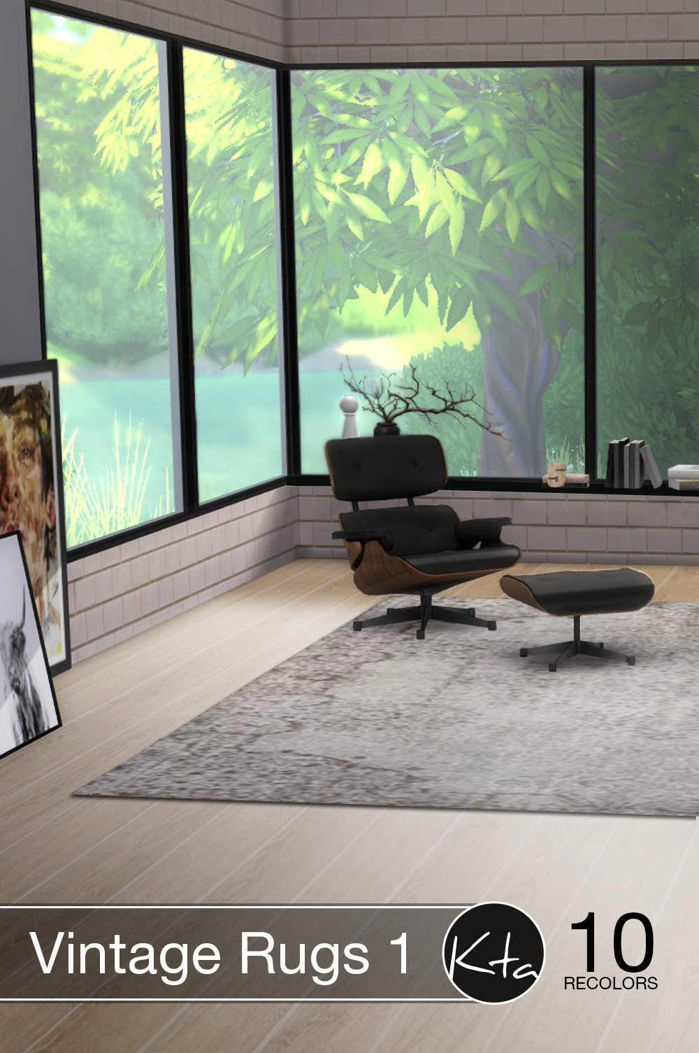 Vintage Rugs 1 at Ktasims » Sims 4 Updates