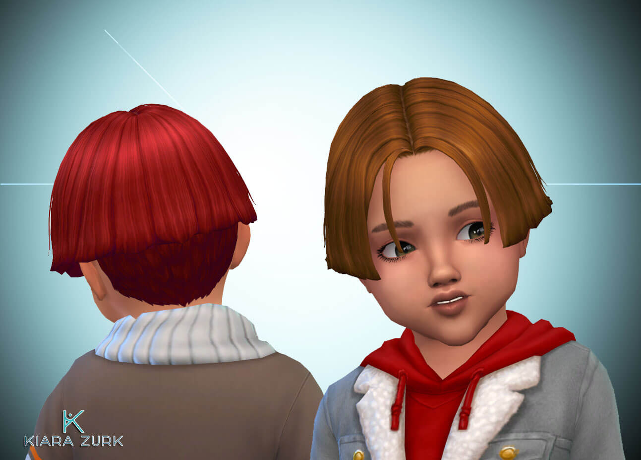Dylan Hairstyle for Toddlers at My Stuff Origin » Sims 4 Updates