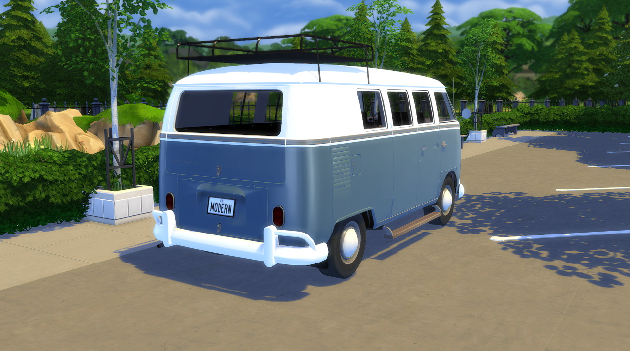1965 Volkswagen Bus at Modern Crafter CC » Sims 4 Updates