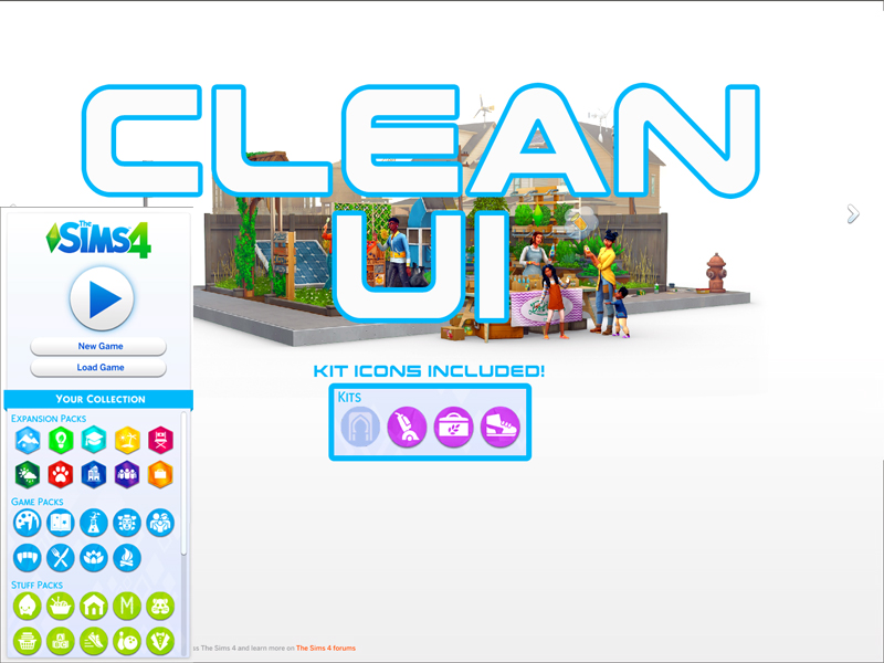Clean UI by TwistedMexi at TSR » Sims 4 Updates