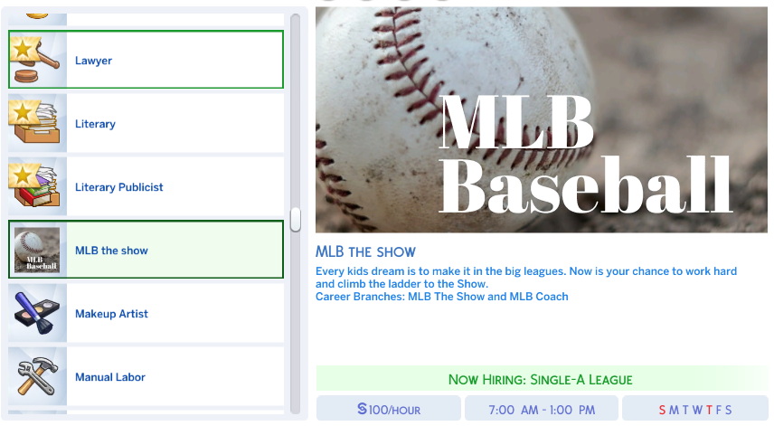 MLB Career with Realistic Pay by SimsStories13 at Mod The Sims 4 » Sims ...