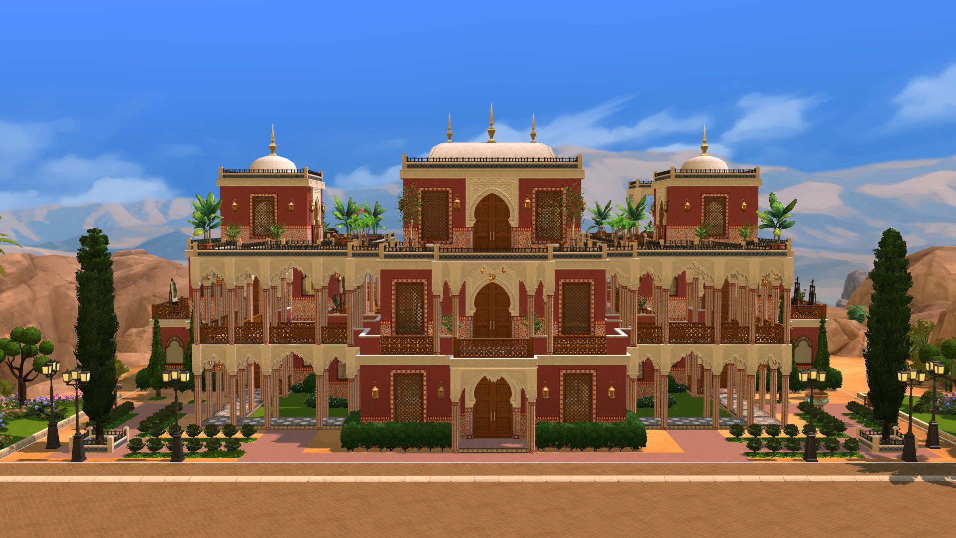 Qasr Hadiqat Al-Kabir (CC) by JasonRMJ at Mod The Sims 4 » Sims 4 Updates