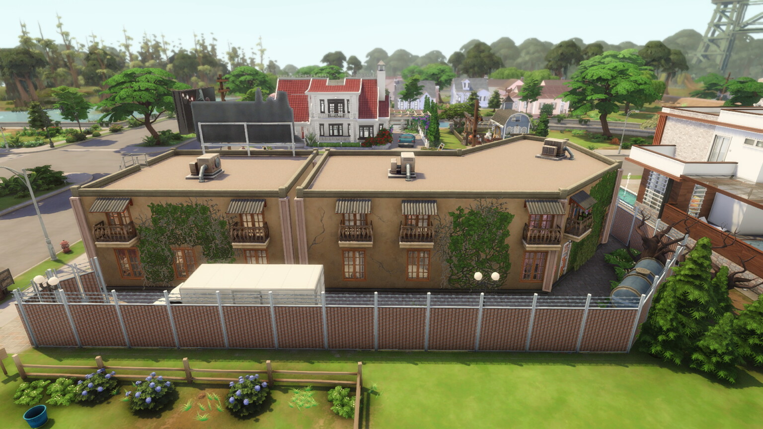 Sketchy Sims Motel 40x30 by bradybrad7 at Mod The Sims 4 » Sims 4 Updates