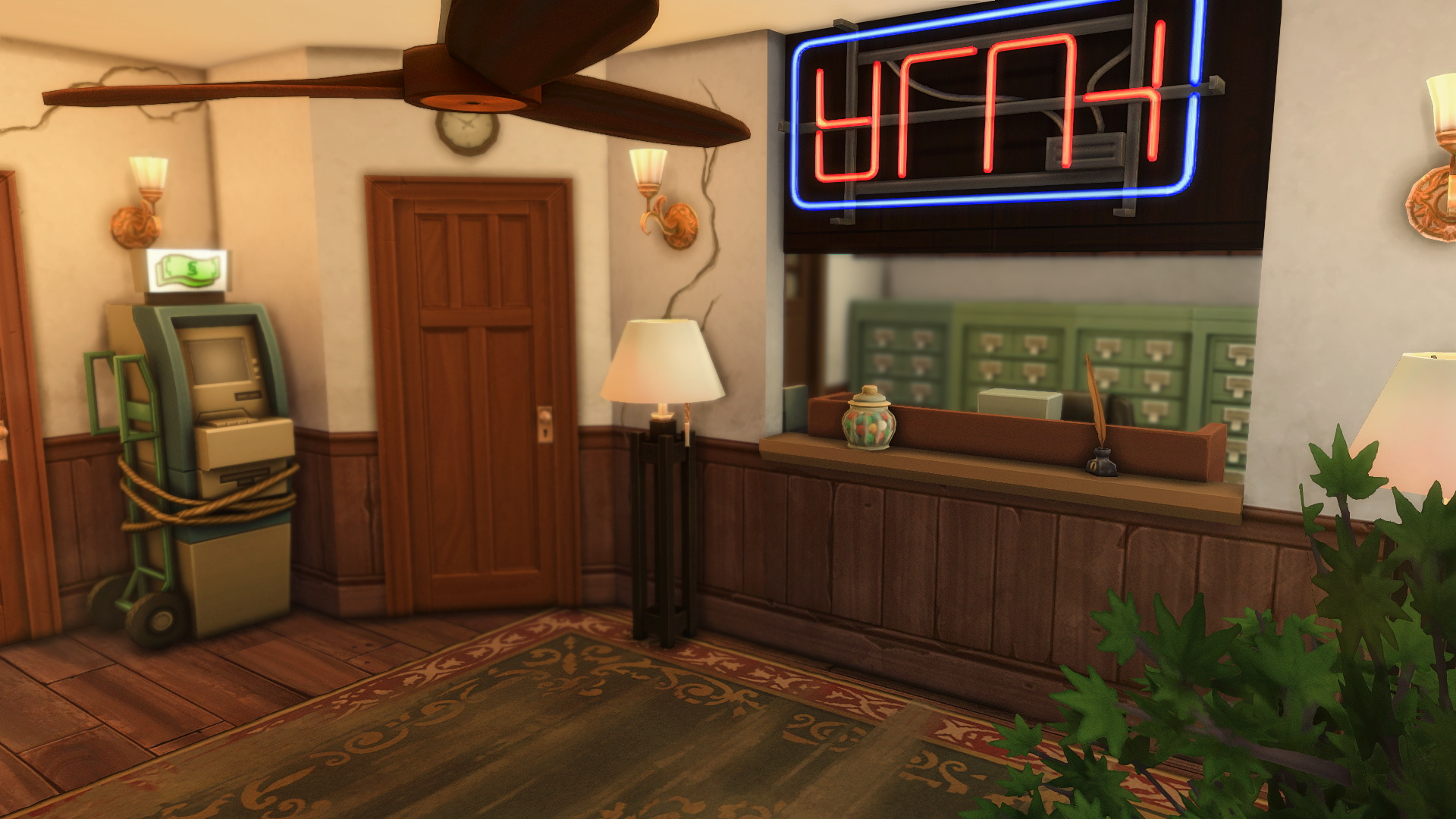 Sketchy Sims Motel 40x30 by bradybrad7 at Mod The Sims 4 » Sims 4 Updates