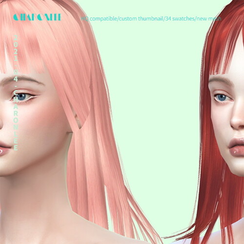 Shoulder Length Hair at Charonlee » Sims 4 Updates