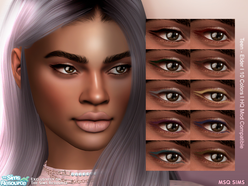 Eyeliner NB21 at MSQ Sims » Sims 4 Updates