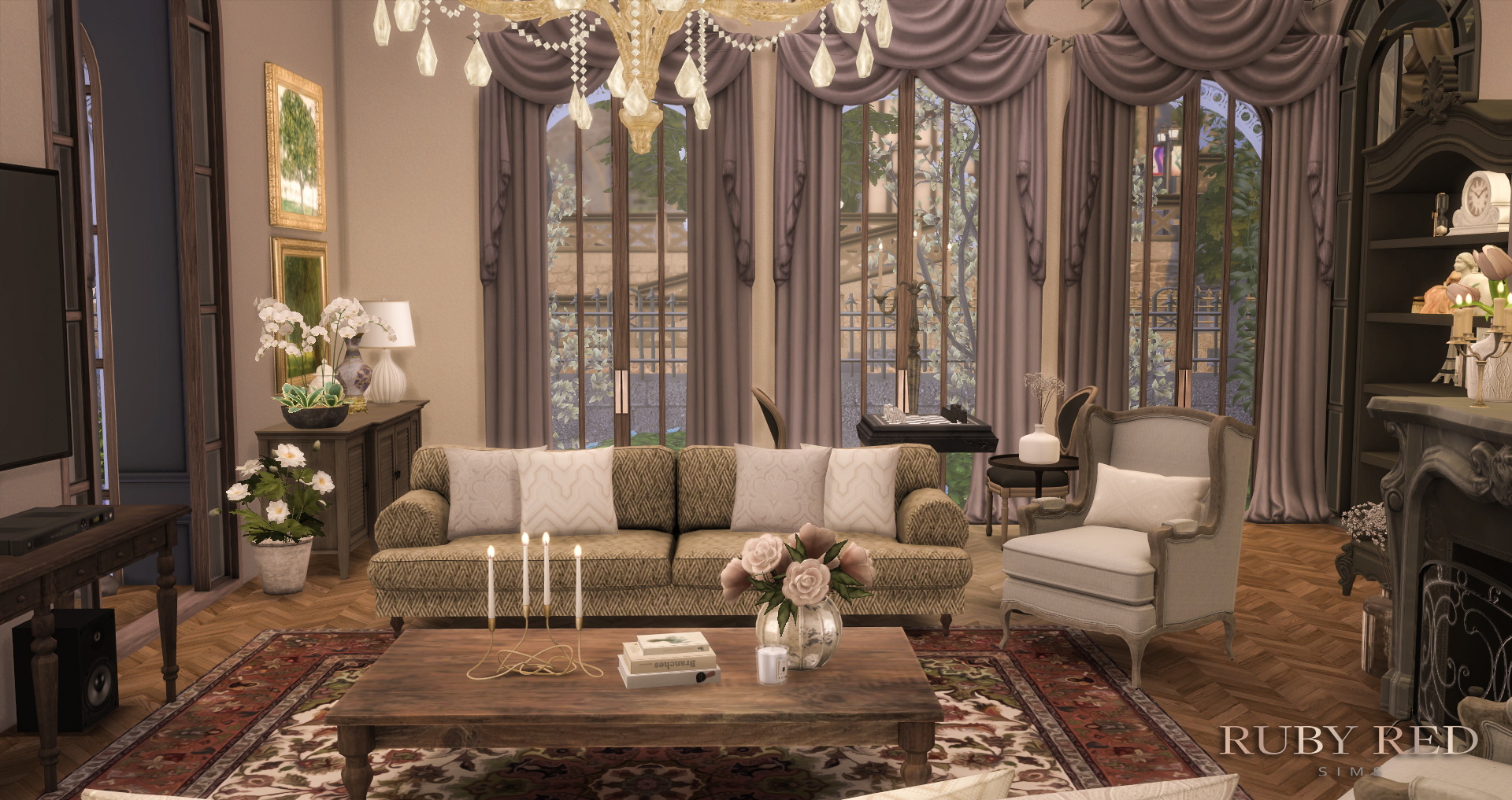 May Traditional Townhouse at Ruby Red » Sims 4 Updates