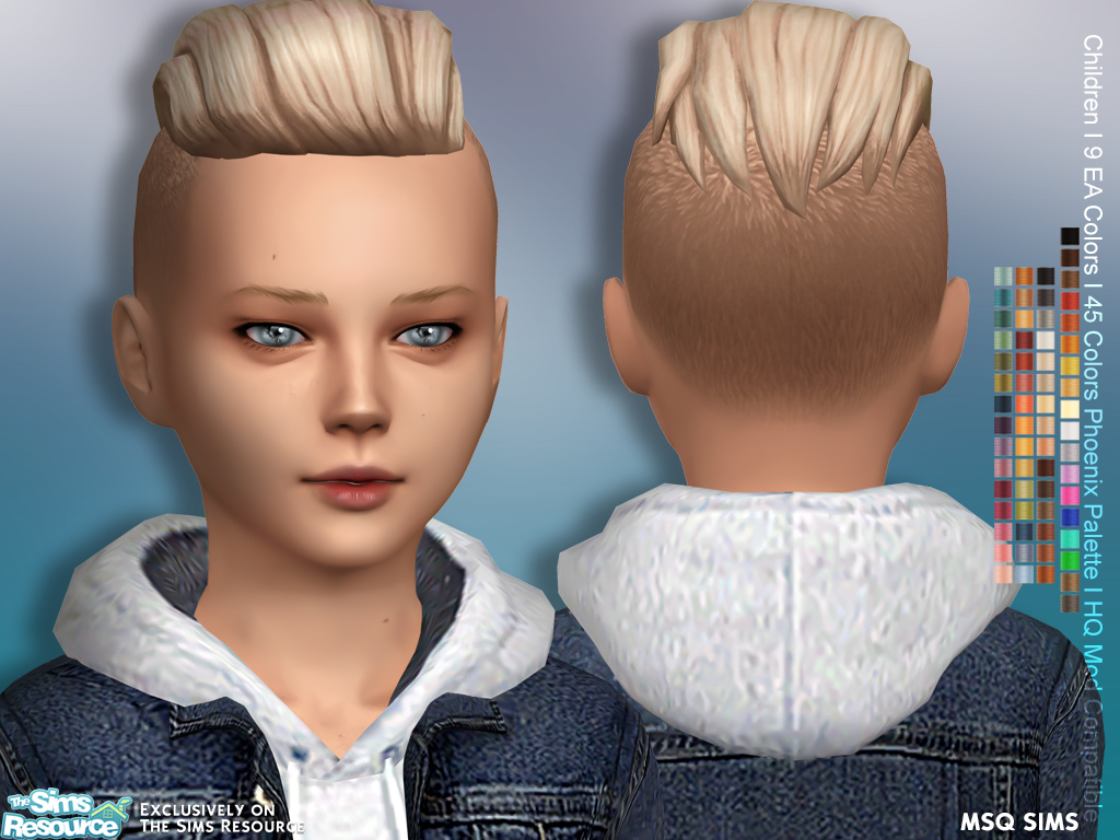 Lukas Hair Children at MSQ Sims » Sims 4 Updates