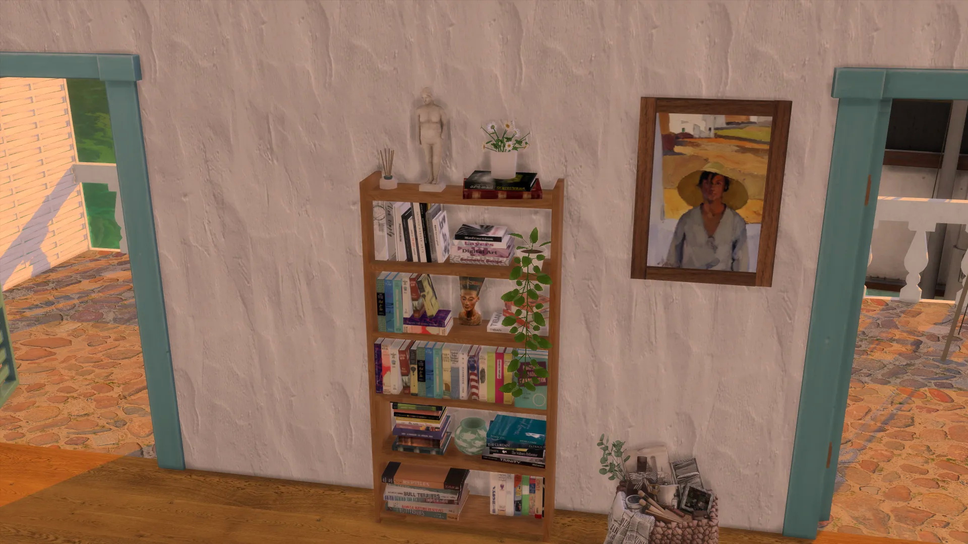 Empty Bookcase by Aliki's Nook at Sims 4 Studio » Sims 4 Updates