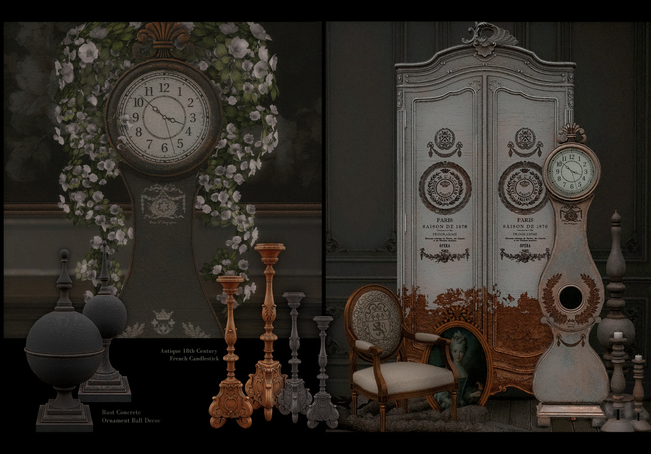 PARISIAN PART II antique french collection pack at AggressiveKitty ...