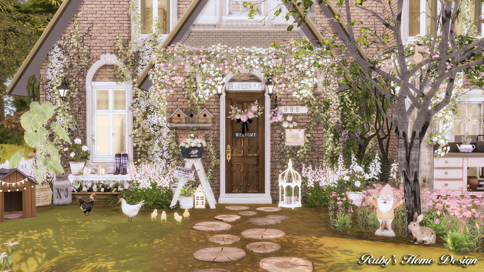 Country Dreams 5 house at Ruby Red » Sims 4 Updates
