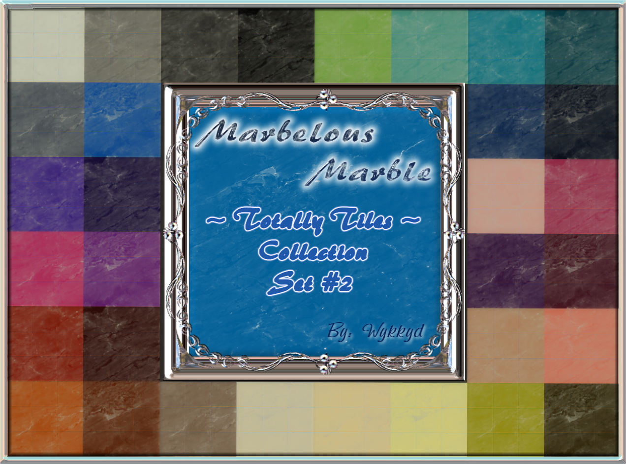 Totally Tiles Collection Set #2 Marble by Wykkyd at Mod The Sims 4 ...
