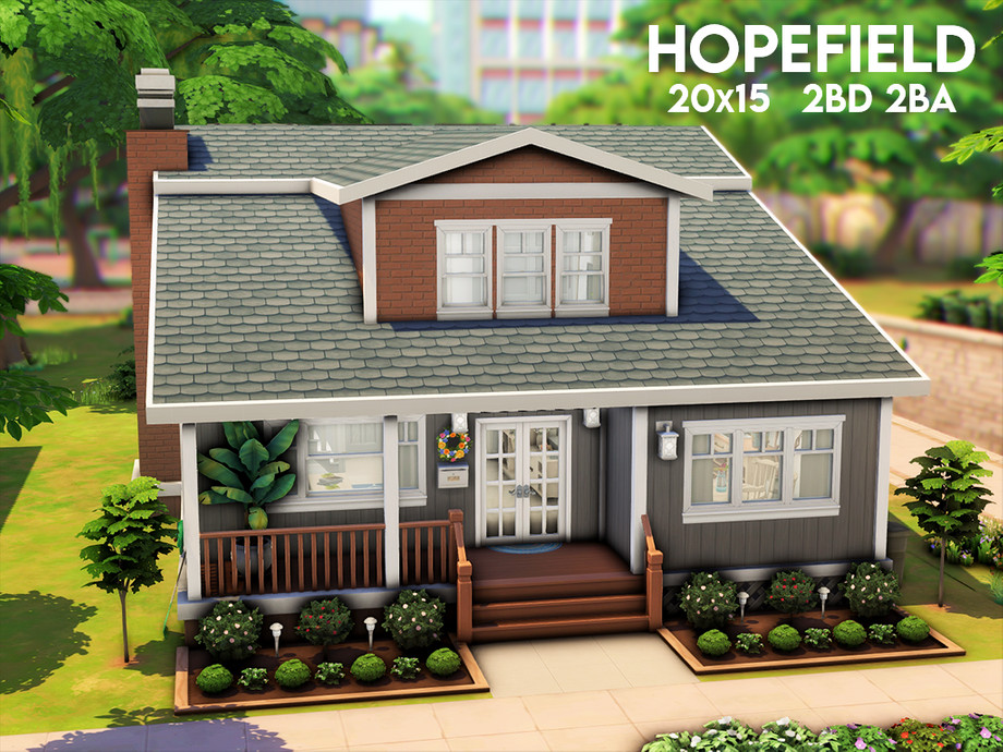 Hopefield house by xogerardine at TSR » Sims 4 Updates